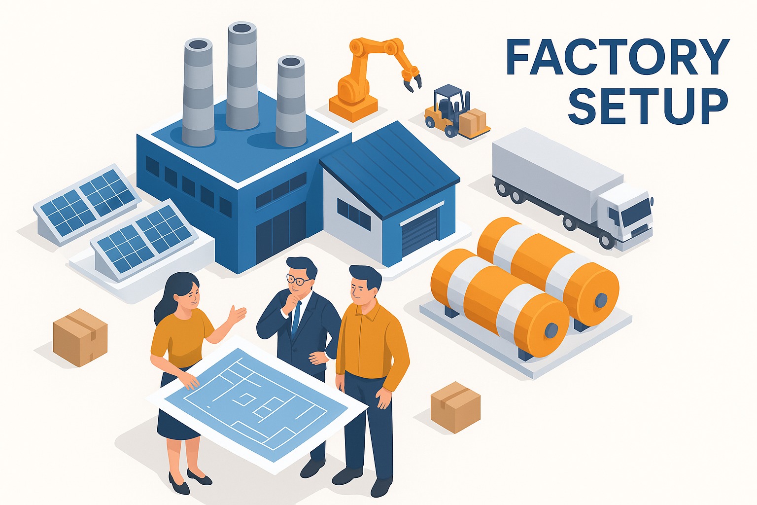 Factory Setup and Infrastructure Development - Sigma Solutions